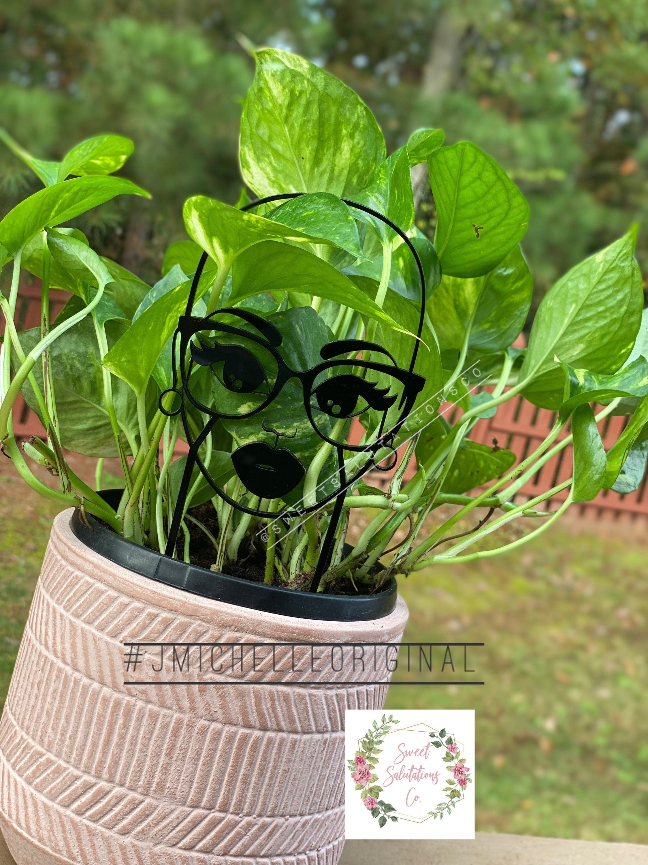 Melanin Trellis Head - Bald Baddie – Sweet Salutations Co.